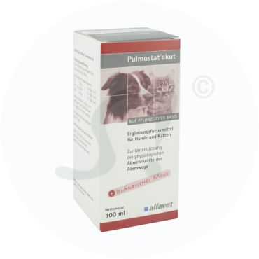 Alfavet Pulmostat Hustensaft für Hunde und Katzen 100 ml